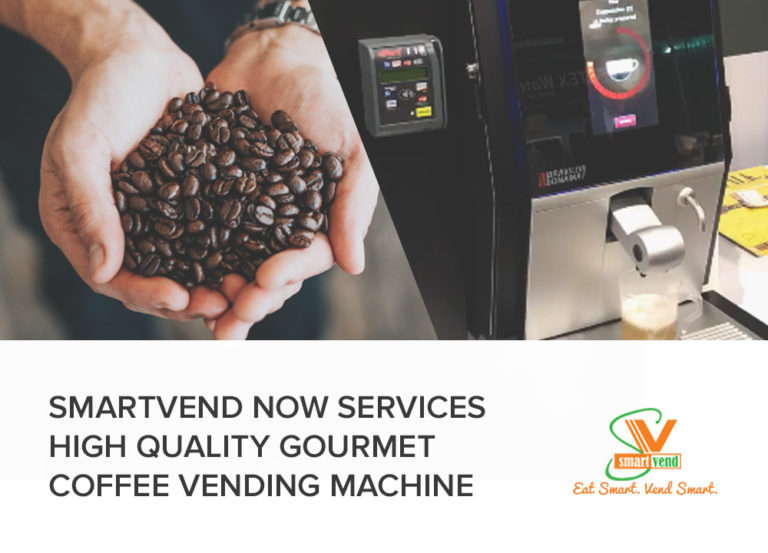 Smartvend Now Services High-Quality Gourmet Coffee Vending Machine
